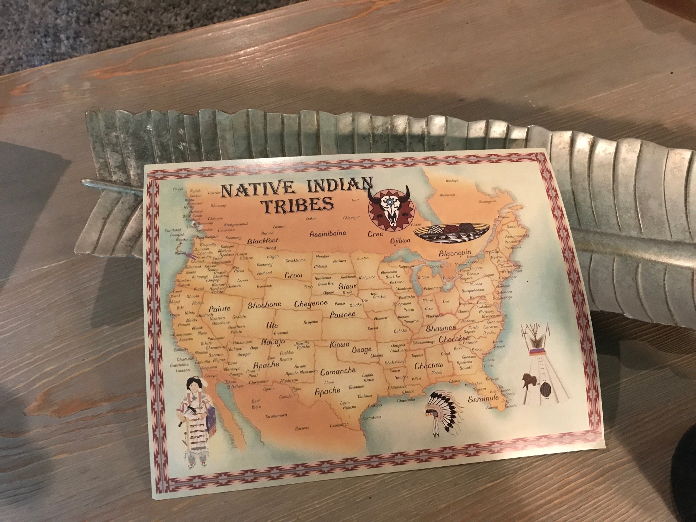 American Indian Tribes Map